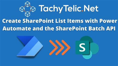 power automate flow to batch create sharepoint list items marcel lehmann