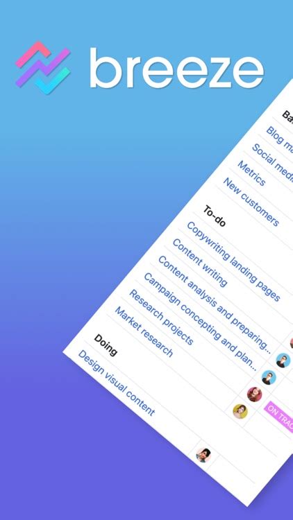 Breeze Project Management By Template OU