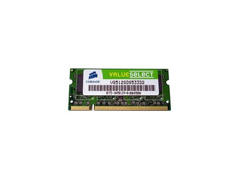 CORSAIR ValueSelect MB Pin DDR SO DIMM DDR PC Laptop Memory Model