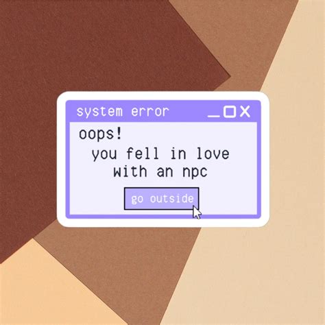 Error Pop Up Window Sticker Dnd Sticker Funny Rpg Sticker Video Game Sticker Nerdy Sticker