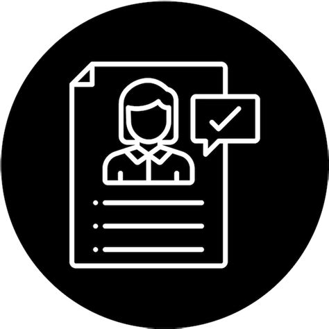 Premium Vector Hiring Manager Female Icon Style