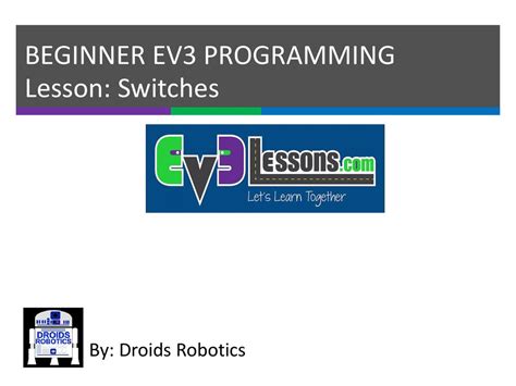 LEGO MINDSTORMS PROGRAMMING CAMP - ppt download