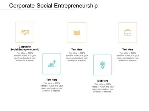 Corporate Social Entrepreneurship Ppt Powerpoint Presentation Portfolio Design Templates Cpb