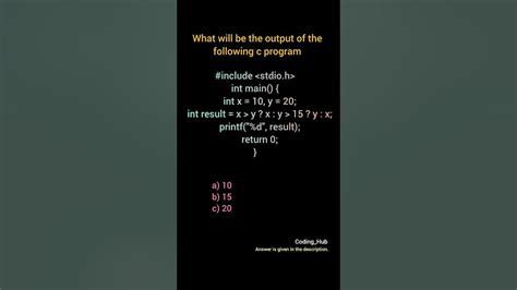 Only 1 People Can Answer This Shorts Codingquiz Learntocode Cprogramming Codechallenge