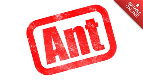 Ant Text Effect Generator