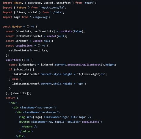 React Project 08 Navbar Navbar Js By Merve Nur Çifci Oct 2024 Medium