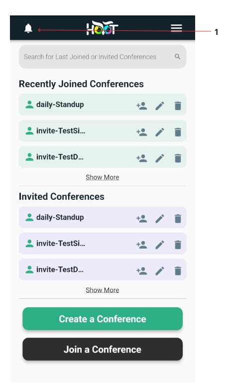 Navigation Menu Hoot