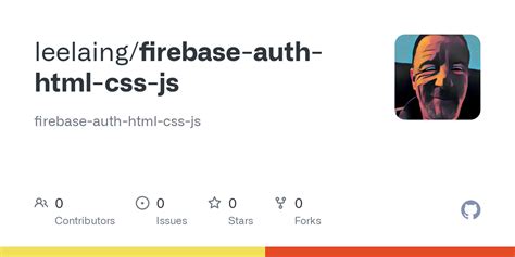 Github Leelaingfirebase Auth Html Css Js Firebase Auth Html Css Js