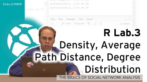 R Lab3 Density Average Path Distance Degree Distributiona Social