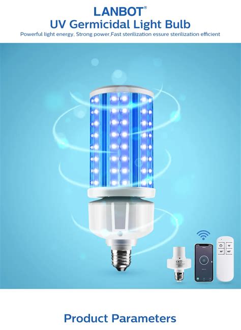 38w 자외선 살균 Uv 소독 램프 오존 램프 박테리아 220v Uvc 살균 전구 널리