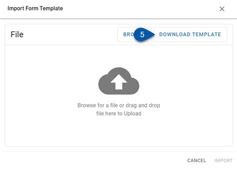 Import Or Export A Form Template