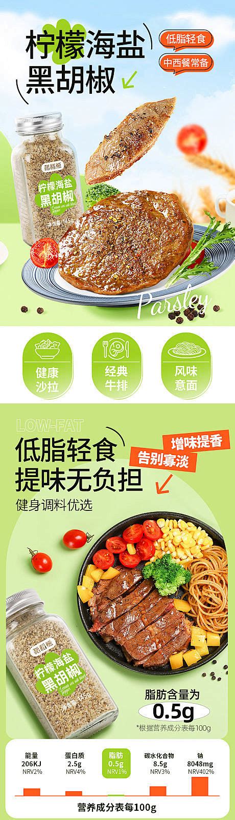 柠檬海盐黑胡椒详情页 源文件