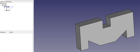 е упражнение из FreeCad Exercises