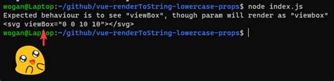 `rendertostring` forces svg `viewbox` property to lowercase · issue
