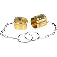 Male Female Dust Cap And Plug Set Fit For Body Size Wet Line Wing Style Coupler Brass Dust