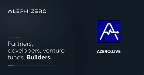 Azero Live Aleph Zero Ecosystem