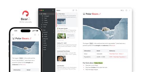 Cross Platform Markdown Notes App Bear Adds New Features In Version Update Guidantech