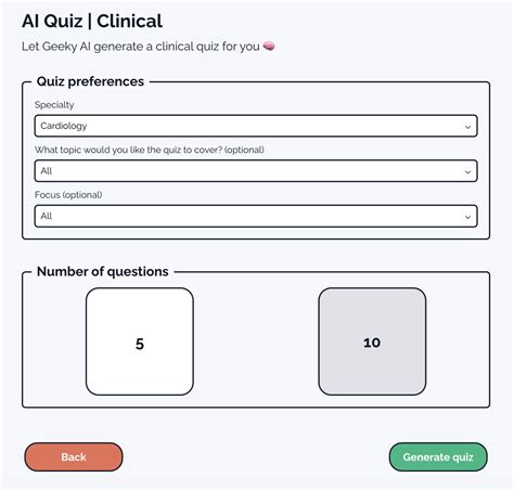 AI Quiz Generator Generate MCQs Geeky Medics