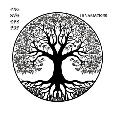 Tree Of Life Images With Transparent Backgrounds PNG Etsy