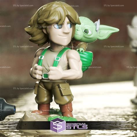Chibi Stl Collection Luke And Yoda Chibi Specialstl