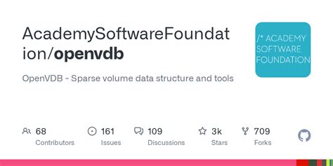 Pull Requests · Academysoftwarefoundationopenvdb · Github