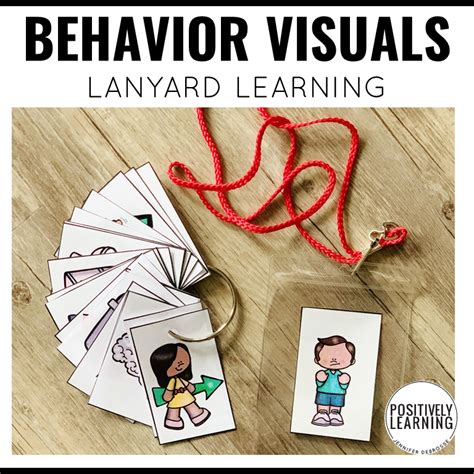 Behavior Visuals For Lanyards Positively Learning