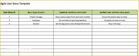 Agile Project Management Templates Free Of Agile Spreadsheet Template