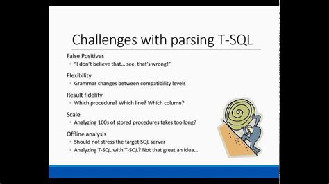 T Sql Swiss Knife Using The Scriptdom T Sql Parser By Arvind Shyamsundar Youtube