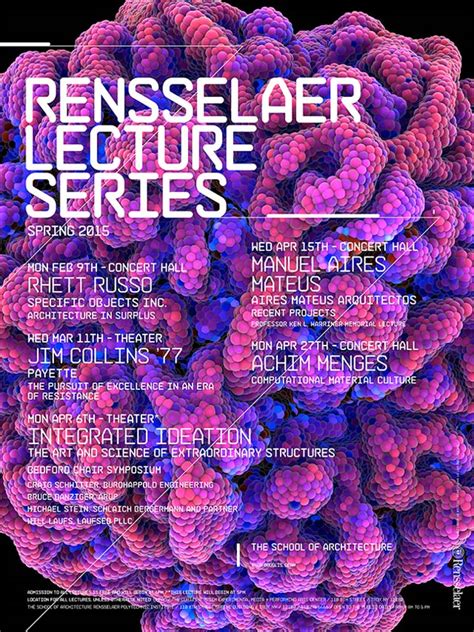 Rensselaer Spring 15 Lecture Series