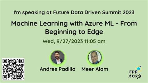 Futuredatadriven Data Microsoft Data Driven Community