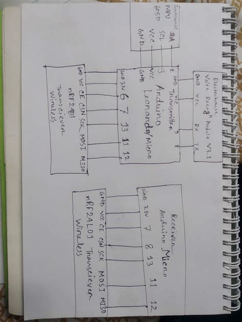 Power Overload After Connecting NRF L Module To Voice Gyro Based Headmouse Networking