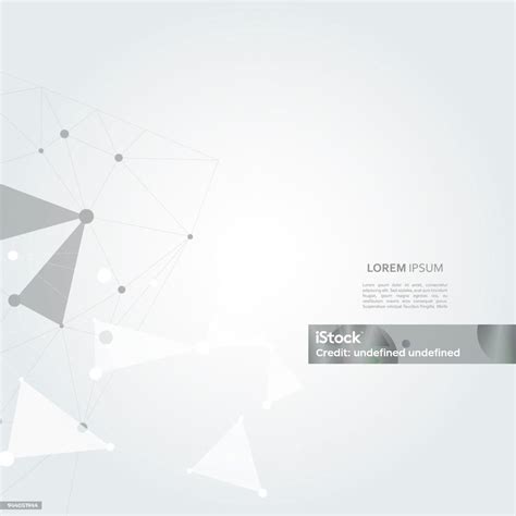 Abstract Connection Structure Vector Science Background Stock Illustration Download Image Now