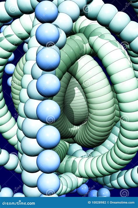 Abstract Three Dimensional Composition Stock Illustration Illustration Of Light Background