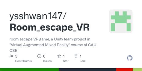 GitHub Ysshwan Room Escape VR Room Escape VR Game A Unity Team Project In Virtual