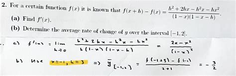 Help me understand where my prof got the values x=-1, h=3. Idk where 3 came from : r/calculus