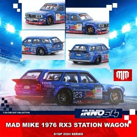 PrÉ Venda Inno64 Mad Mike 1973 Rx3 Mazda Wagon