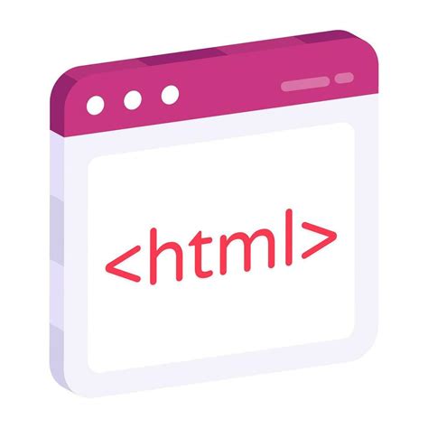 Trendy Vector Design Of Html Website Vector Art At Vecteezy