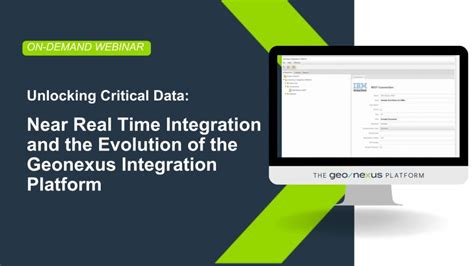 Geonexus On Linkedin Unlocking Critical Data Near Real Time Integration And The Evolution Of