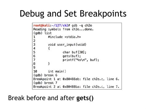 127 Ch 2 Stack Overflows On Linux Ppt Free Download