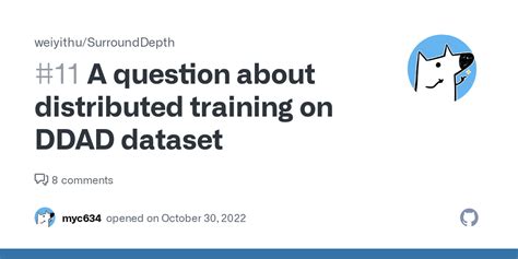 A Question About Distributed Training On Ddad Dataset · Issue 11 · Weiyithu Surrounddepth · Github
