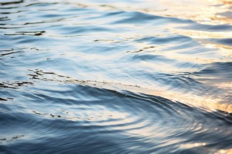 Premium Photo Soft Light Reflections On Rippling Water With Textured Effect