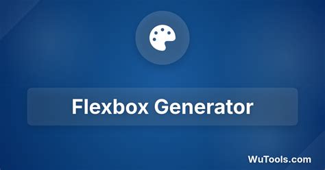 Css Flexbox Generator Visual Flexbox Playground Online