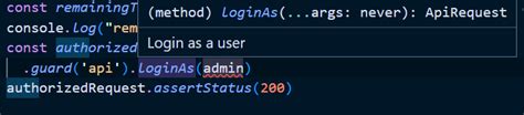 Possible Wrong Type When Calling Guard Api LoginAs SomeUser Issue 211 Adonisjs Auth