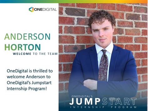 josh epstein on linkedin we are so excited to welcome anderson horton