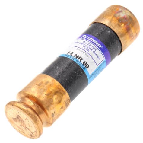 Flnr060 Littelfuse Flnr060 60 Amp Dual Element Time Delay Class Rk5 Fuse 250v