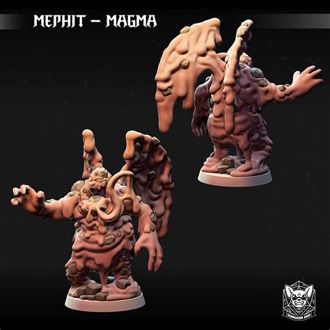 Stl File Mephite Magma 🔥 ・3d Printer Design To Download・cults