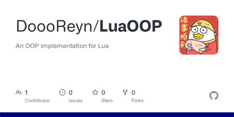 github doooreyn luaoop an oop implementation for lua
