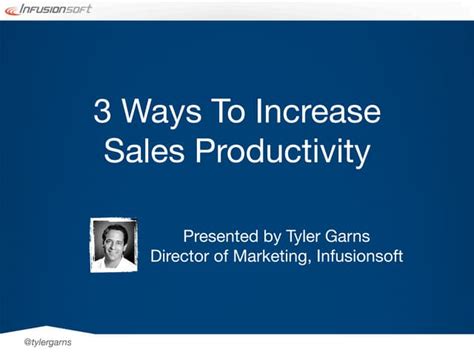 3 Ways To Increase Sales Productivity Pdf