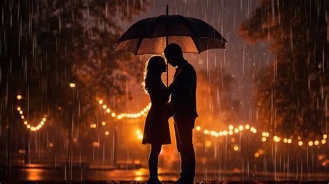 Most Romantic Couple In Rain