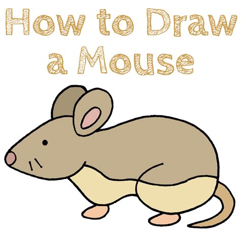 How To Draw A Mouse How To Draw Easy